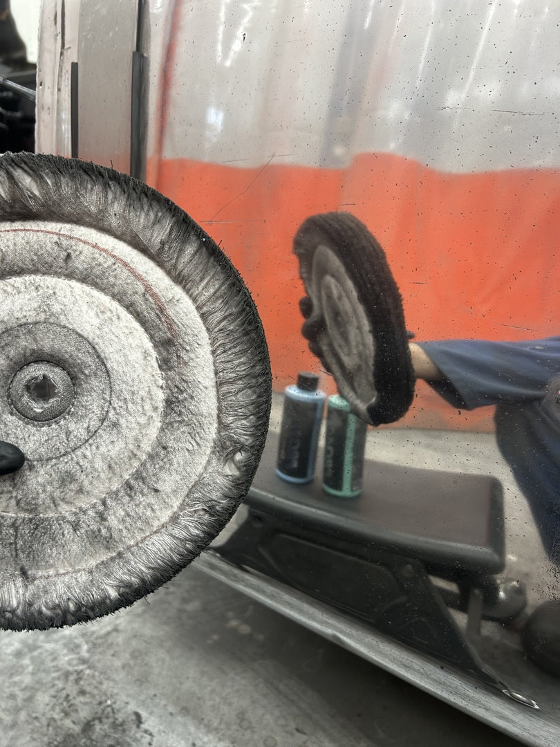 Zephyr "EZ Money" Metal Polish Buffing Wheel 10" New One Step Metal Po ...
